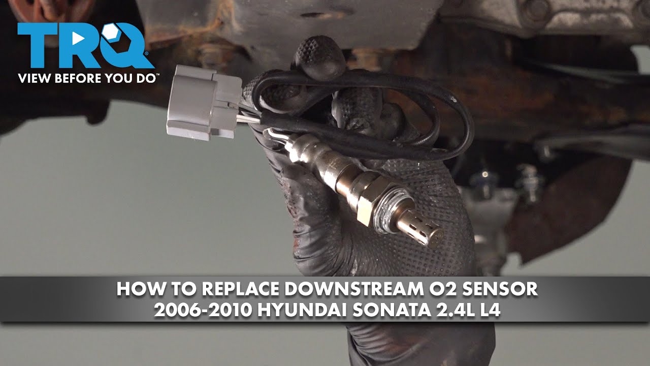 How to Replace Downstream O2 Sensor 2006-2010 Hyundai Sonata 24L L4 | 1A Auto