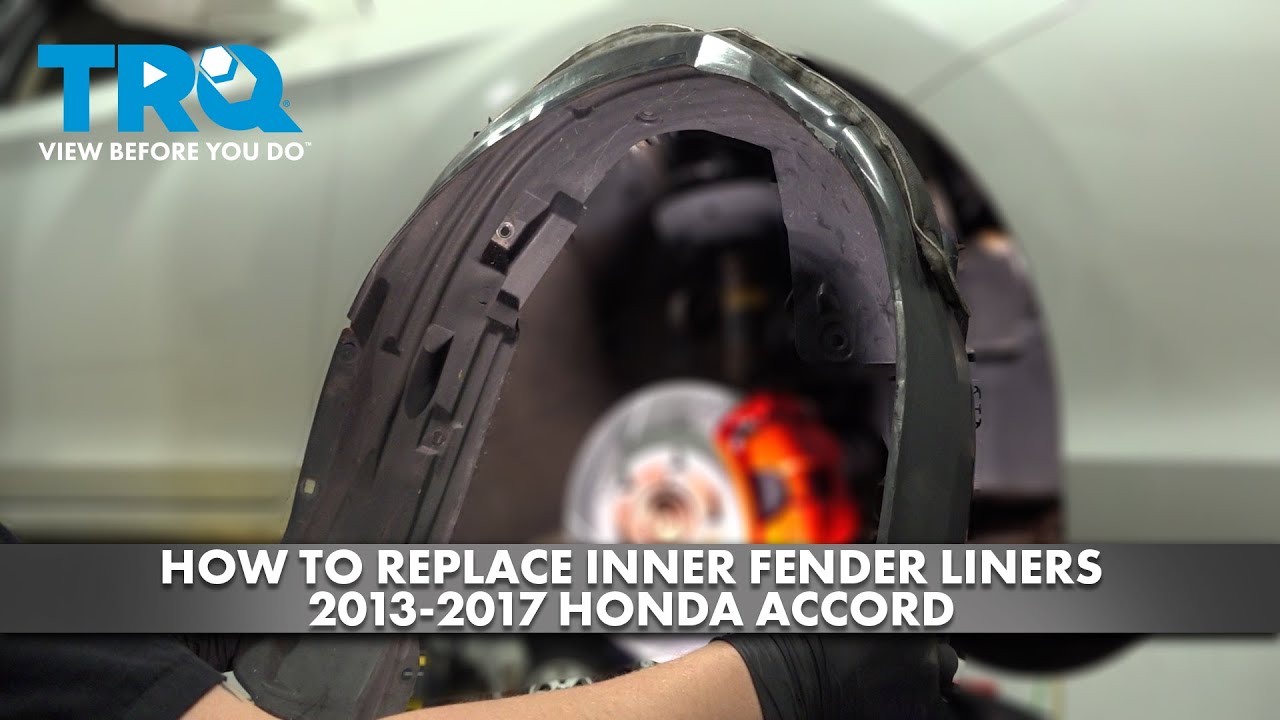 How to Replace Inner Fender Liners 2013-2017 Honda Accord | 1A Auto