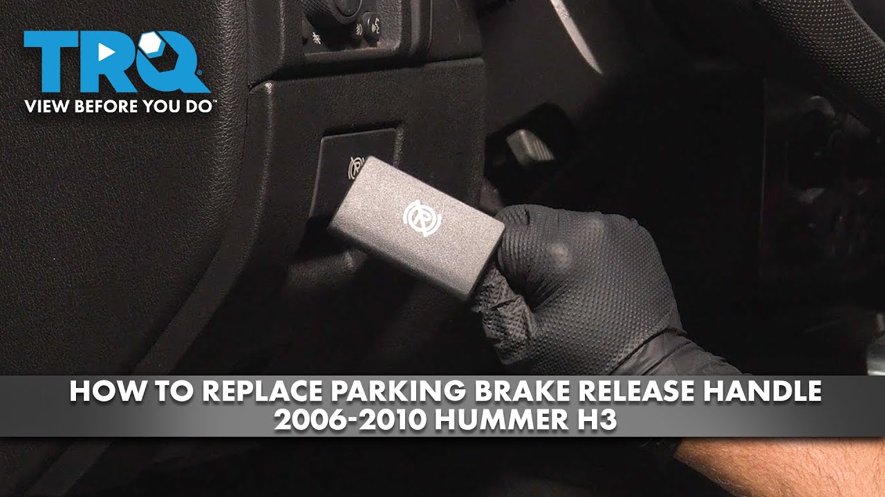 How to Replace Parking Brake Release Handle 2006-2010 Hummer H3 | 1A Auto