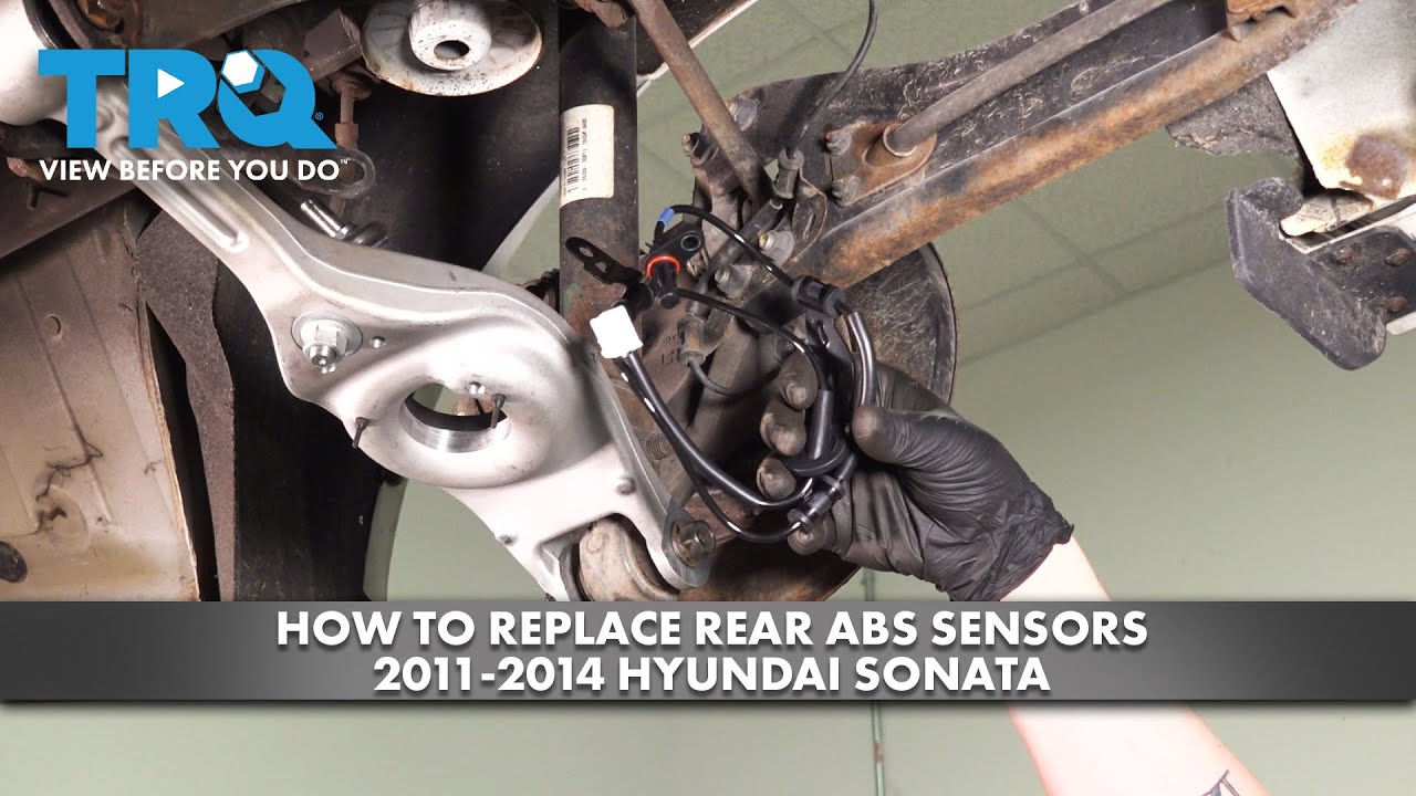 How to Replace Rear ABS Sensors 2011-2014 Hyundai Sonata | 1A Auto