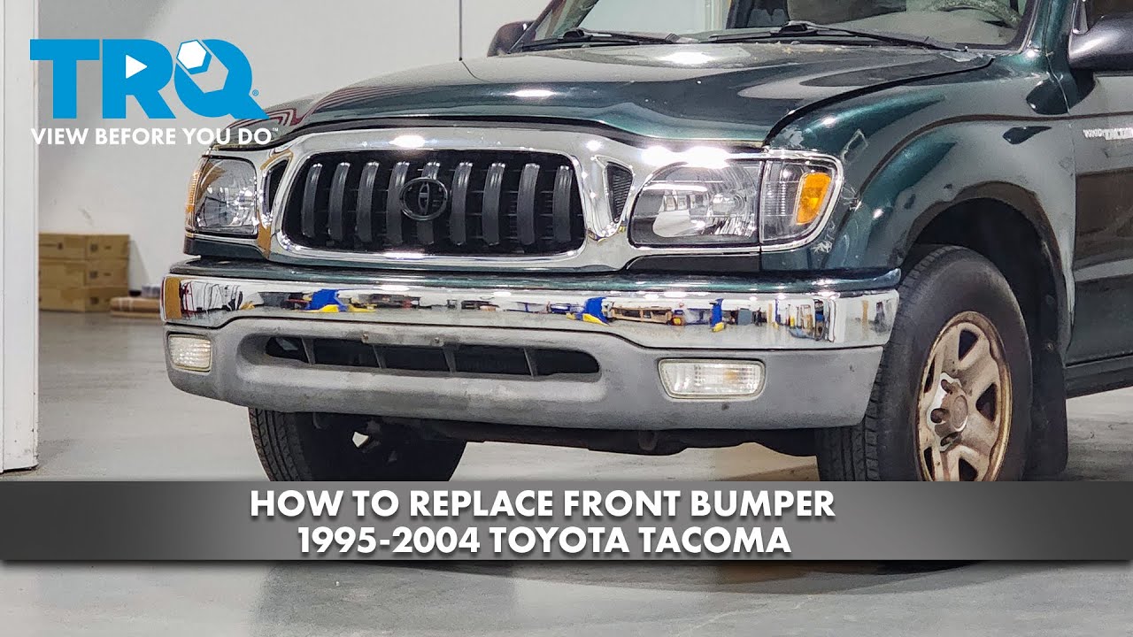 How To Replace Front Bumper 1995 2004 Toyota Tacoma 1a Auto 1716