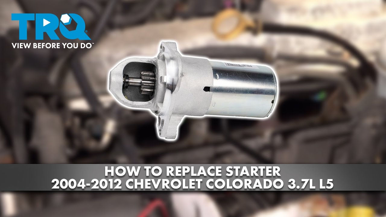 How to Replace Starter 2004-2012 Chevrolet Colorado 37L L5 | 1A Auto