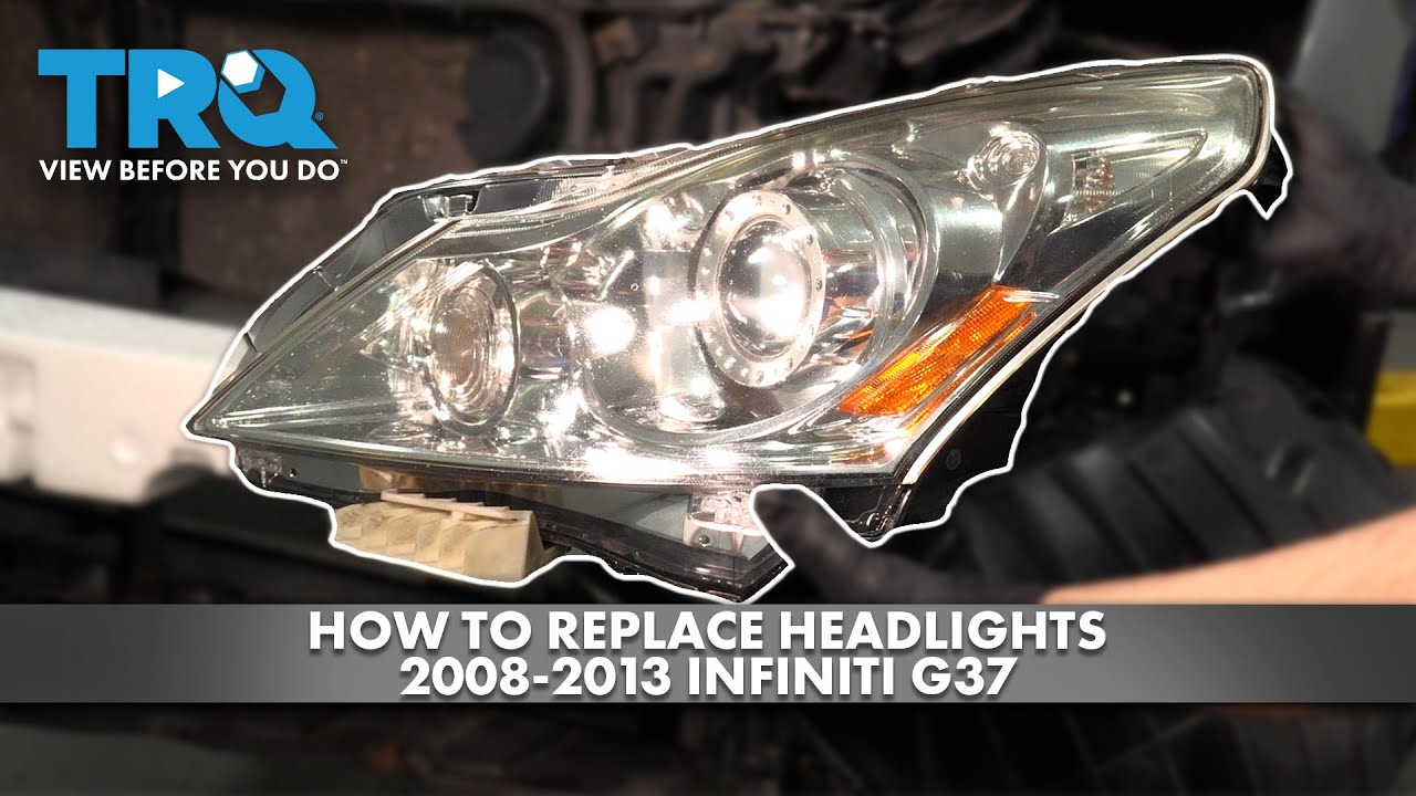 How to Replace Headlights 2008-2013 Infiniti G37 | 1A Auto