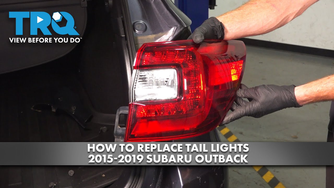 How to Replace Tail Lights 2015-2019 Subaru Outback | 1A Auto
