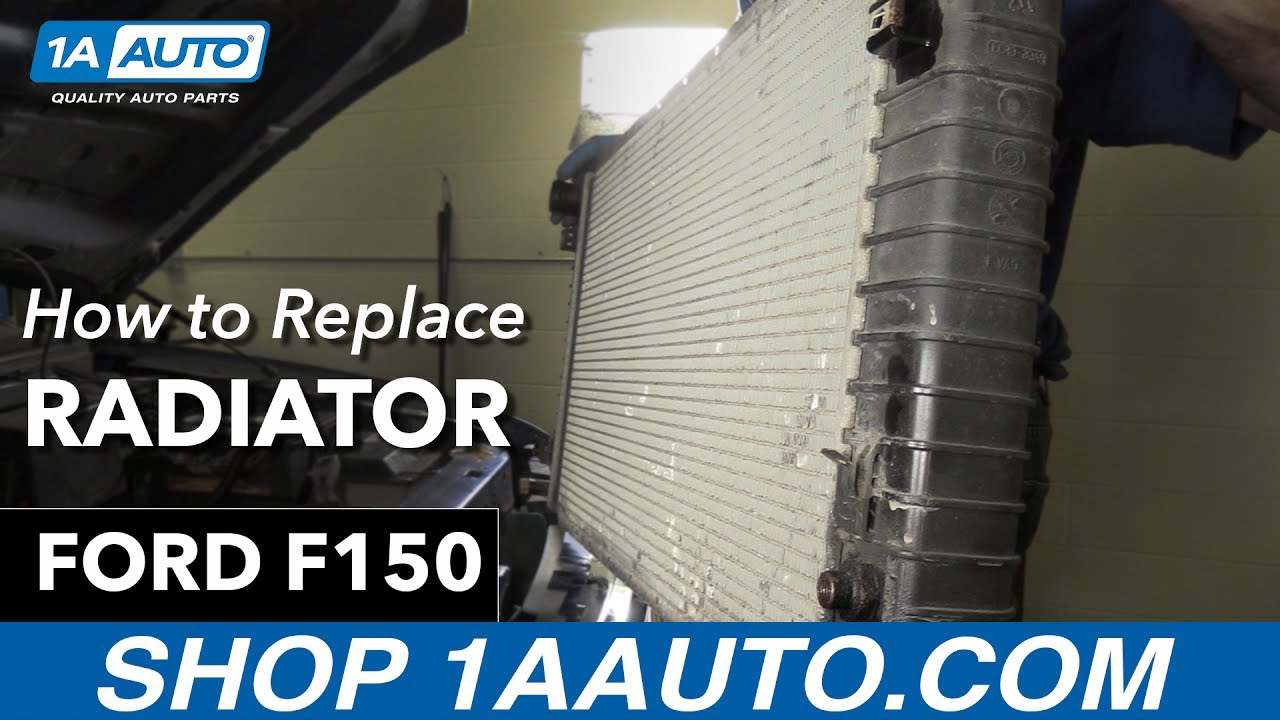 How To Replace Radiator 1997-2004 Ford F-150 | 1A Auto