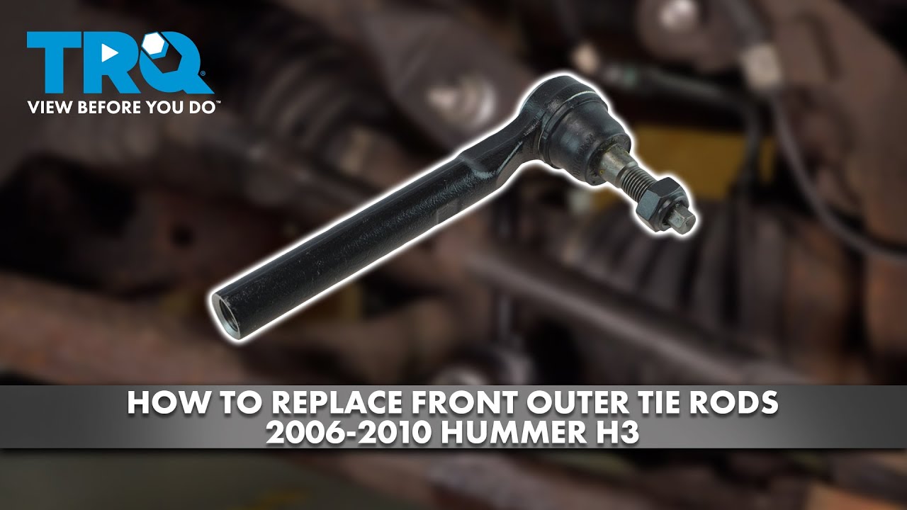 How to Replace Front Outer Tie Rods 2006-2010 Hummer H3 | 1A Auto