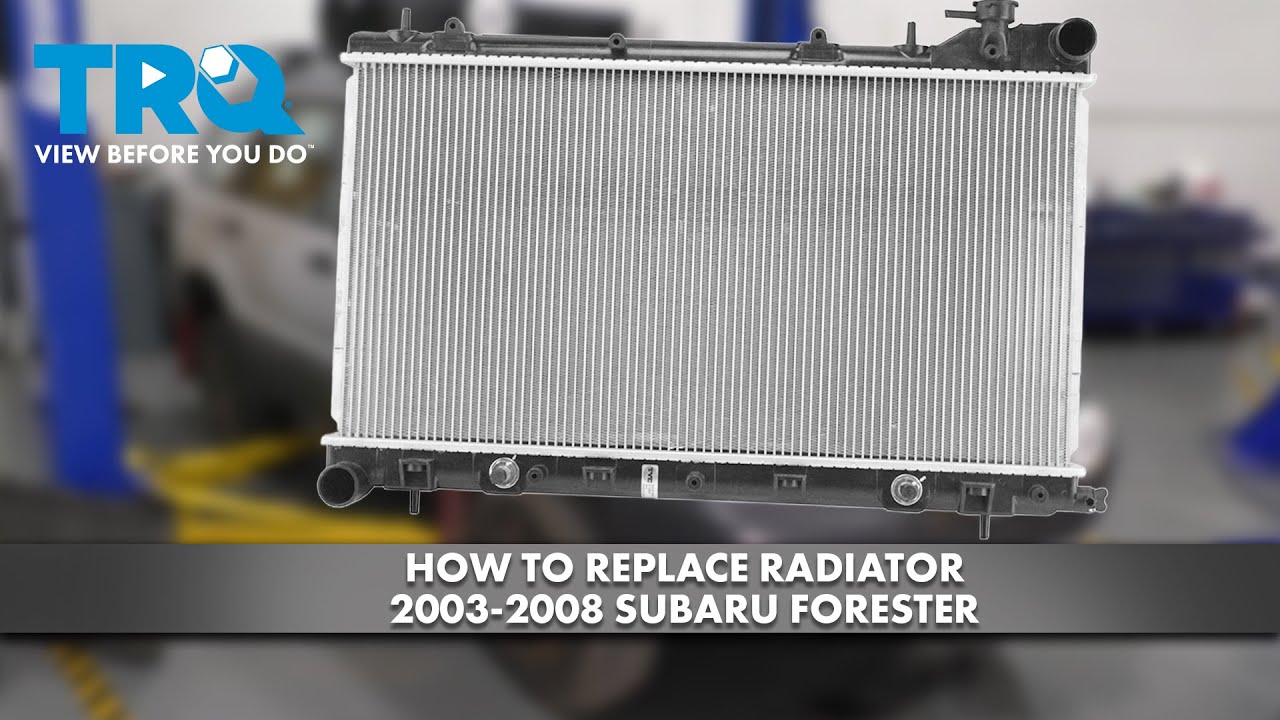 How to Replace Radiator 2003-2008 Subaru Forester | 1A Auto