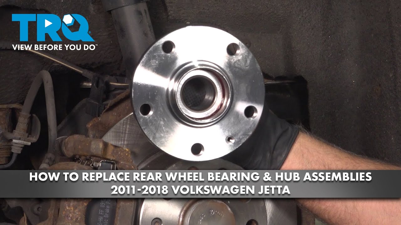 How to Replace Rear Wheel Bearing Hub Assemblies 2011-2018 Volkswagen ...