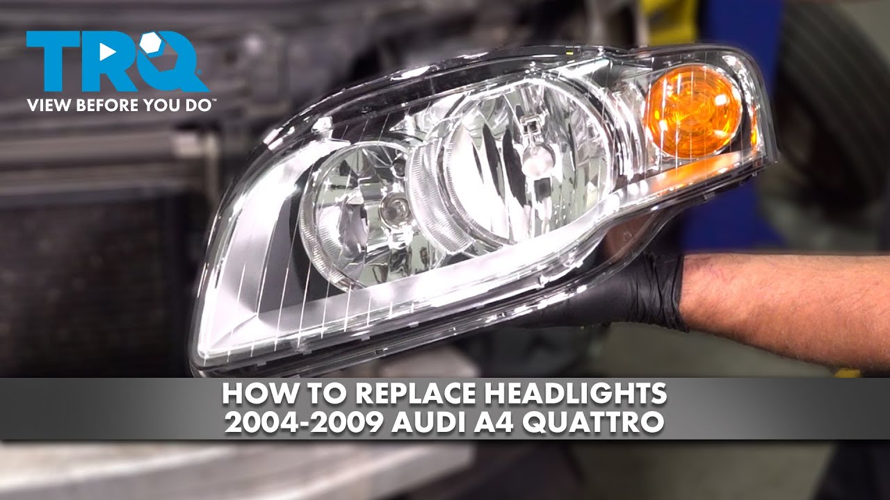 How to Replace Headlights 2004-2009 Audi A4 Quattro | 1A Auto