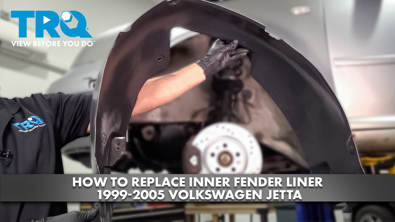 How to Replace Inner Fender Liner 1999-2005 Volkswagen Jetta | 1A Auto