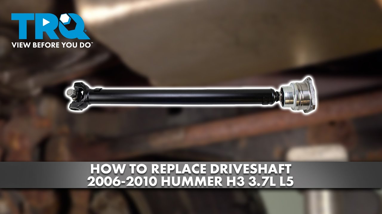 How to Replace Driveshaft 2006-2010 Hummer H3 37L L5 | 1A Auto