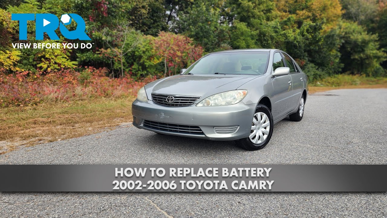 How to Replace Battery 2002-2006 Toyota Camry | 1A Auto