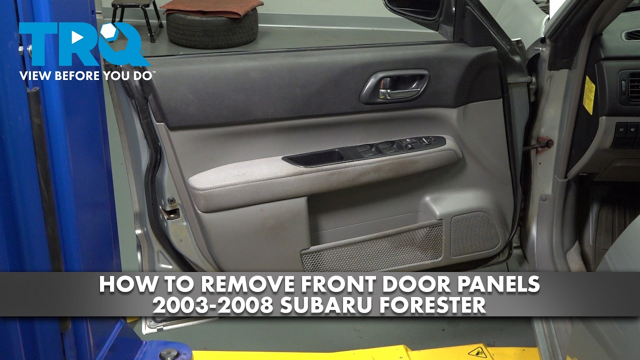 How to Remove Front Door Panels 2003-2008 Subaru Forester | 1A Auto