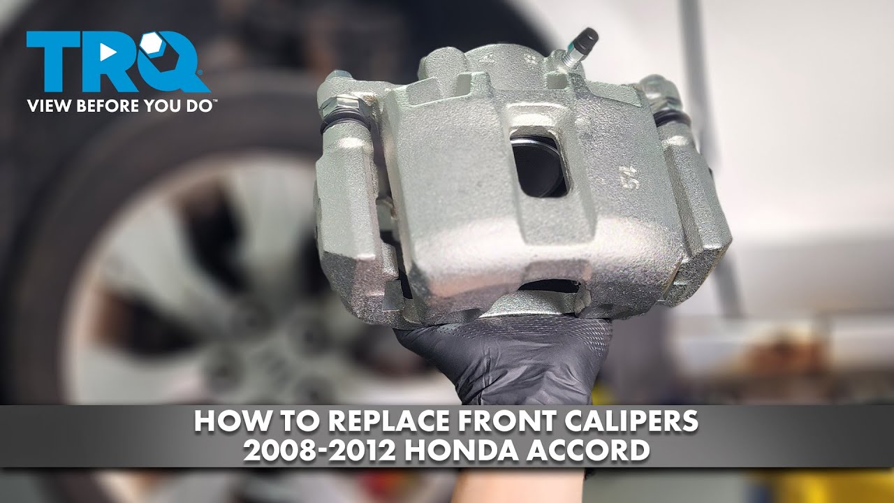 How to Replace Front Calipers 2008-2012 Honda Accord | 1A Auto