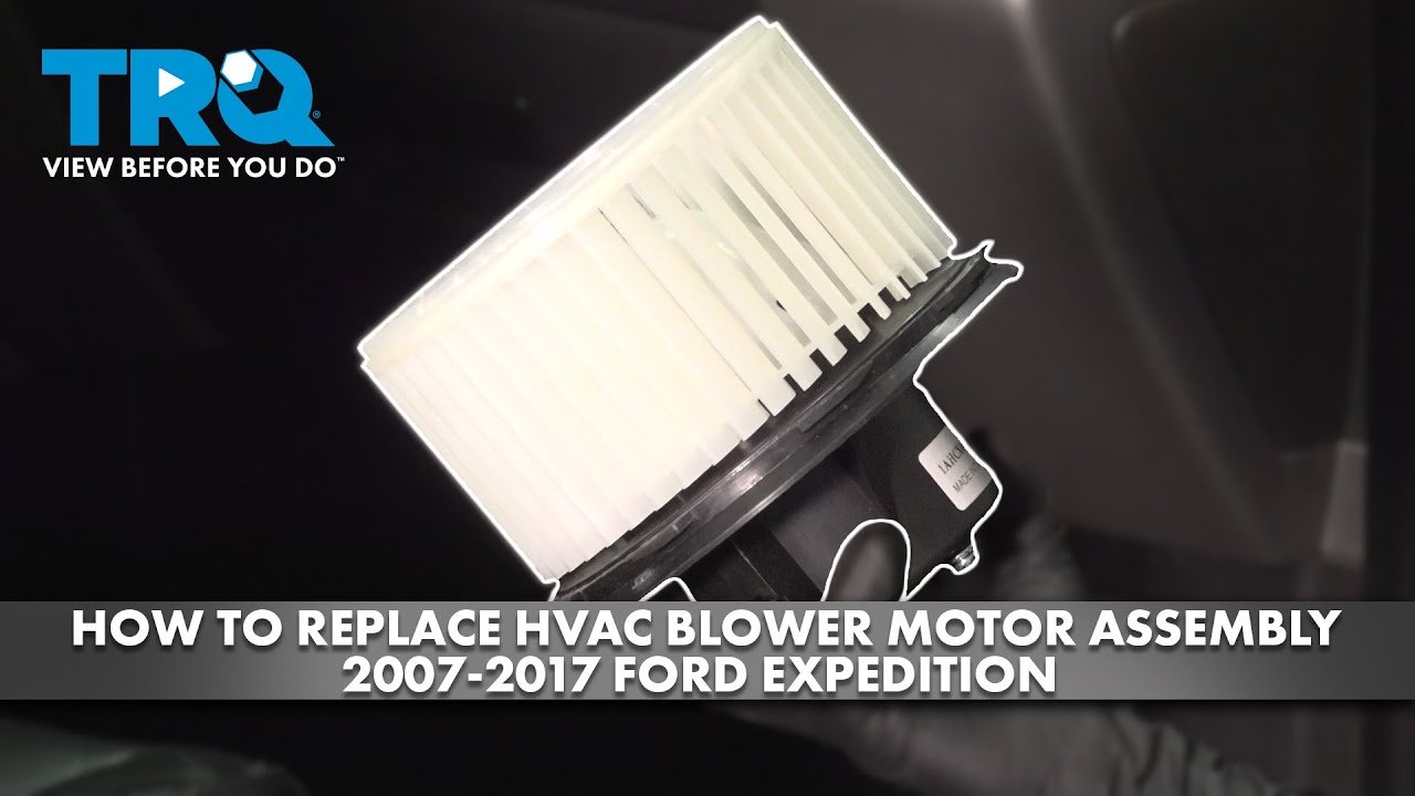 How to Replace Front HVAC Blower Motor Assembly 2007-2017 Ford ...