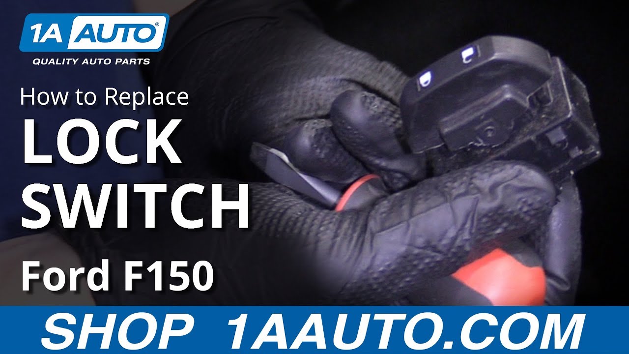 How to Replace Front Door Lock Switches 2009-14 Ford F-150 | 1A Auto