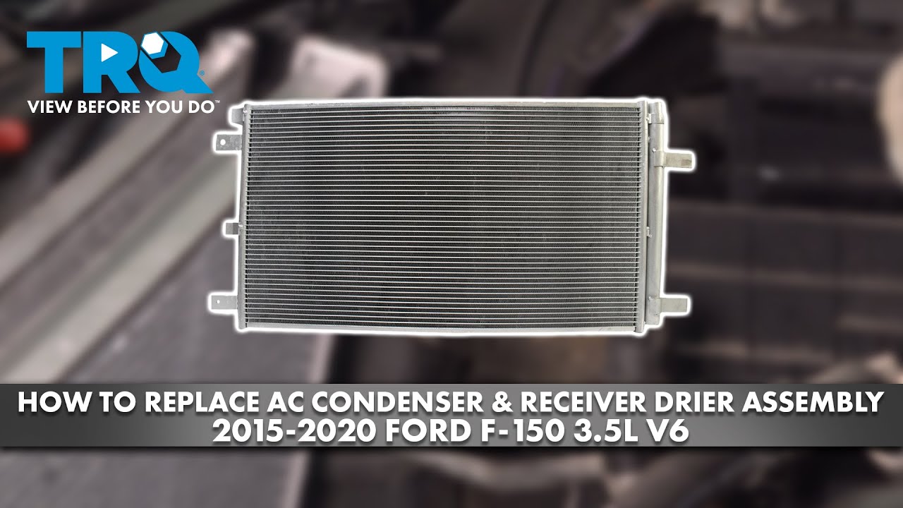 How to Replace AC Condenser Receiver Drier Assembly 2015-2020 Ford F-150 35L V6 | 1A Auto