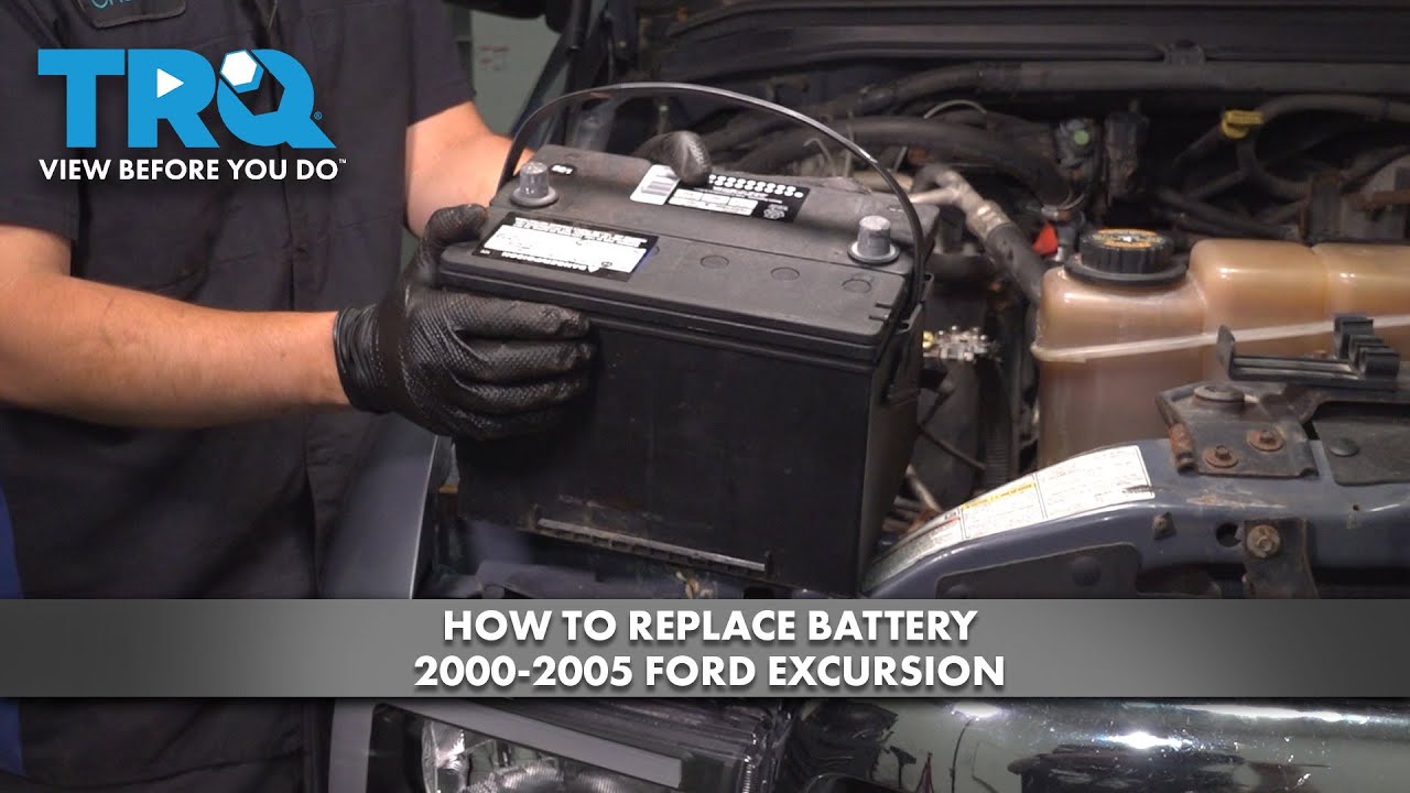 How to Replace Battery 2000-2005 Ford Excursion | 1A Auto