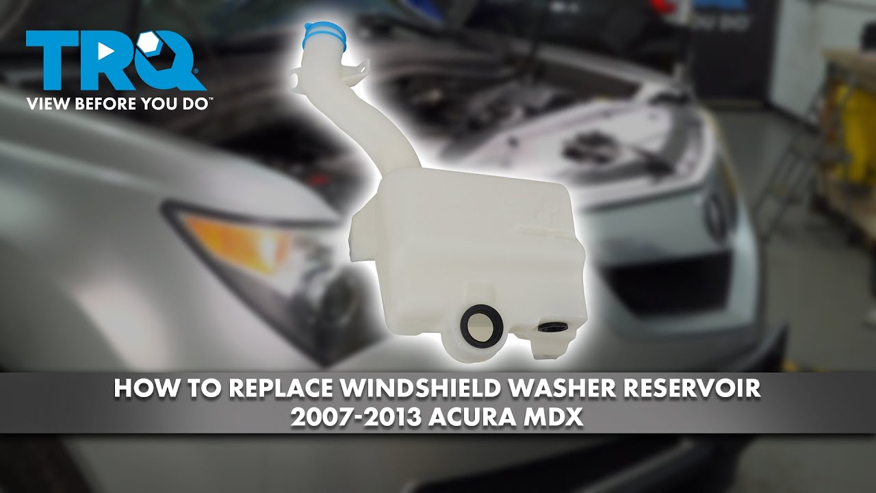 2016 Acura Mdx Windshield Washer Fluid Line Replacement