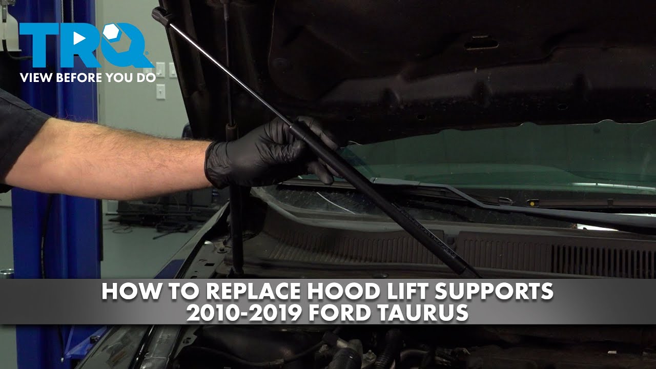 How to Replace Hood Lift Supports 2010-2019 Ford Taurus | 1A Auto