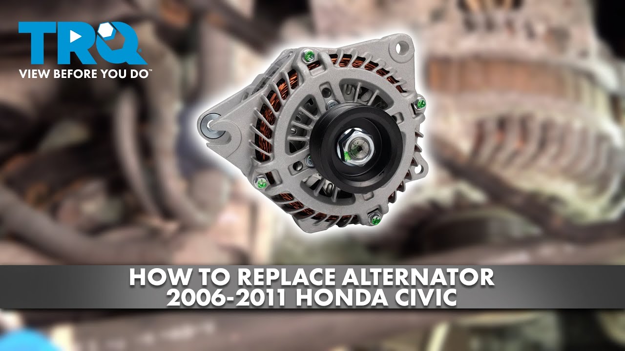 How to Replace Alternator 2006-2011 Honda Civic | 1A Auto