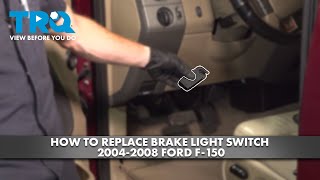 How to Replace Brake Light Switch 2004-2008 Ford F-150 | 1A Auto