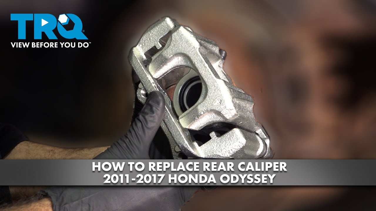 How To Replace Rear Caliper 2011 2017 Honda Odyssey 1a Auto