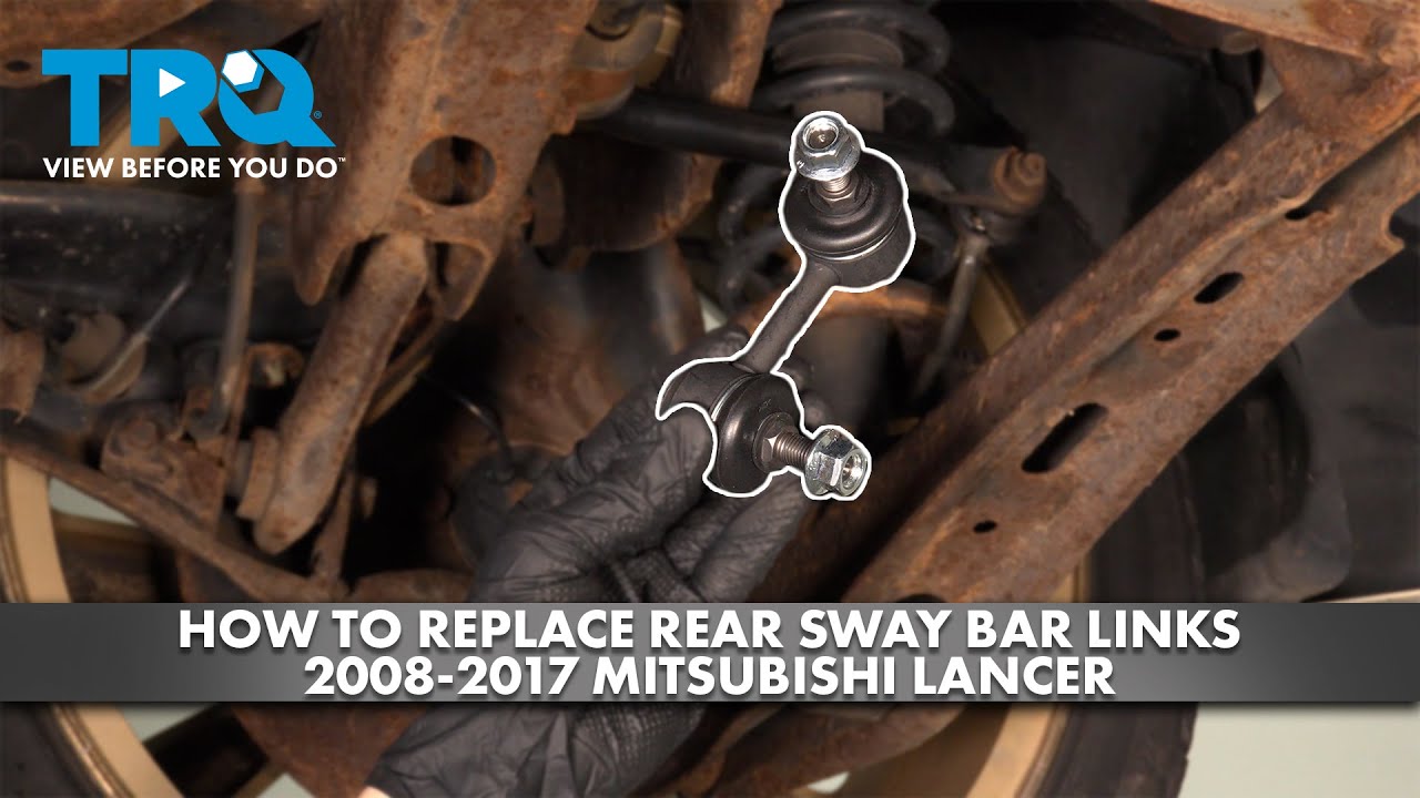 How to Replace Rear Sway Bar Links 2008-2017 Mitsubishi Lancer | 1A Auto