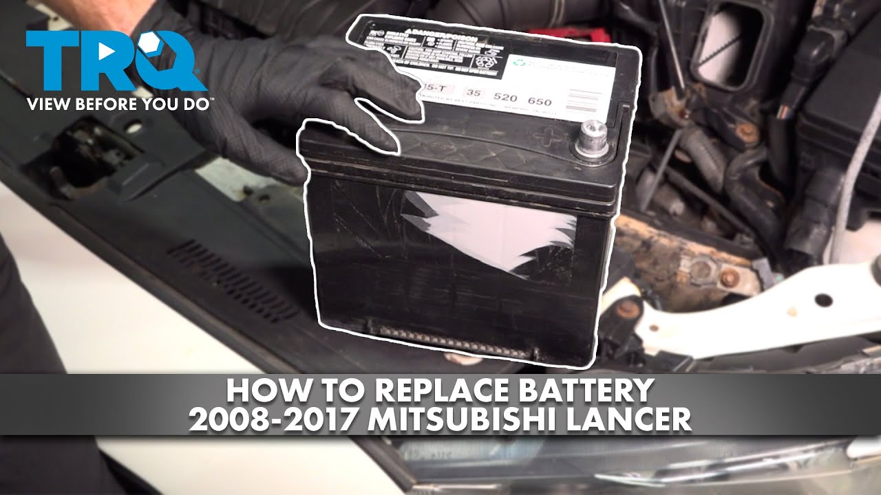 How to Replace Battery 2008-2017 Mitsubishi Lancer | 1A Auto