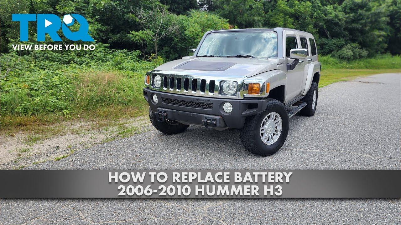 How to Replace Battery 2006-2010 Hummer H3 | 1A Auto
