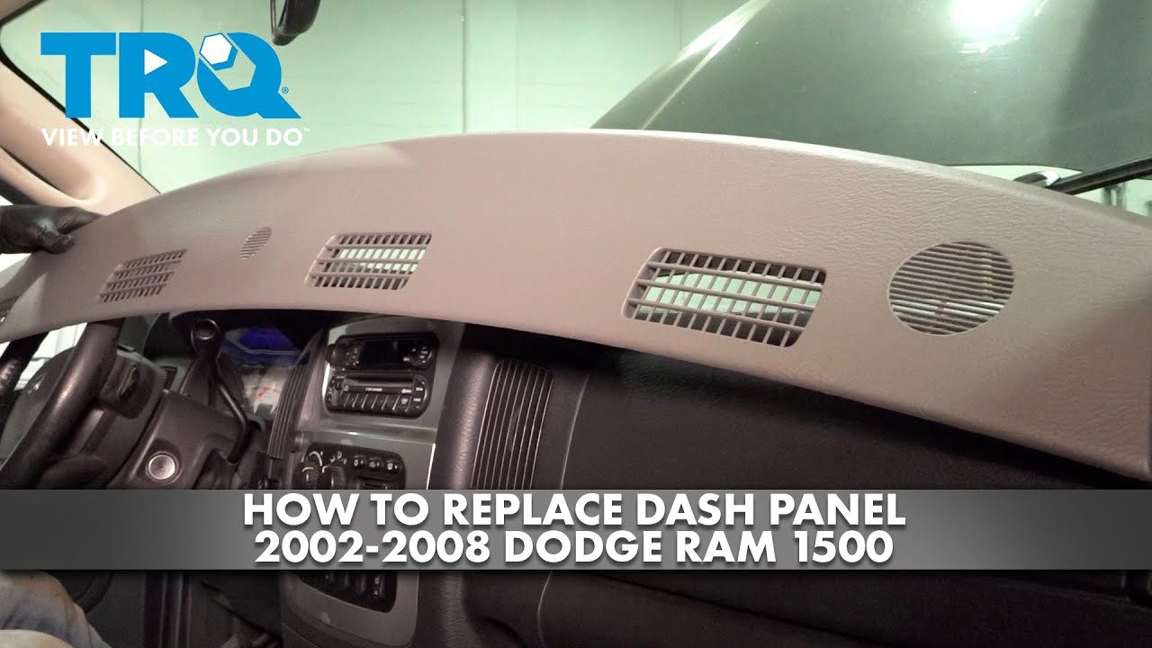 How To Replace Dash Panel 2002 2008 Dodge Ram 1500 1a Auto