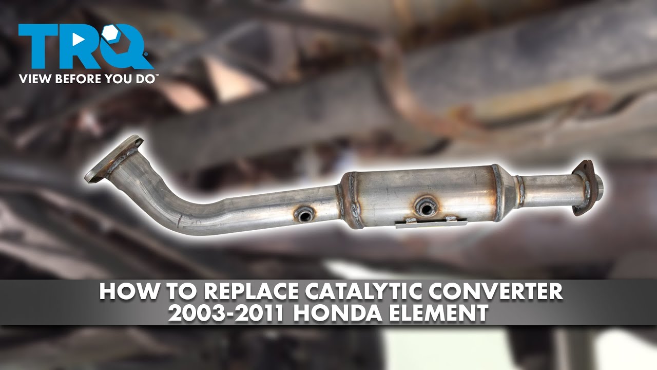 How To Replace Catalytic Converter 2003 2011 Honda Element 1a Auto