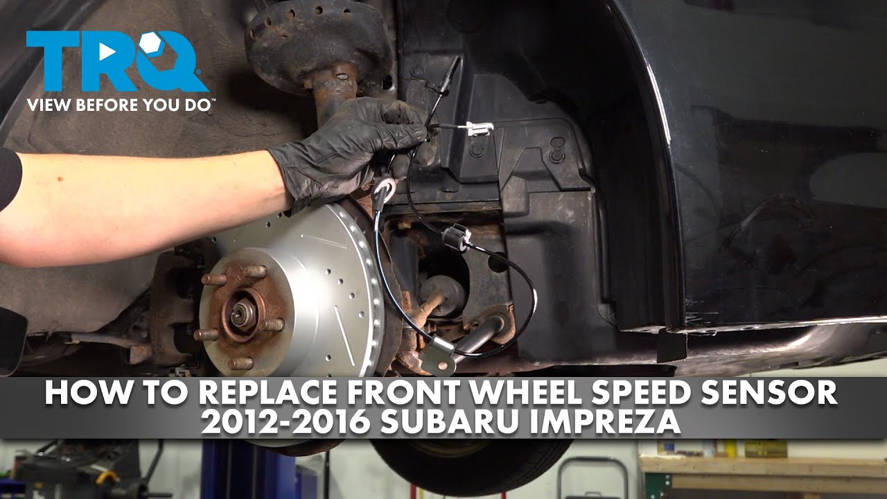 How to Replace Front Wheel Speed Sensors 2012-2016 Subaru Impreza | 1A Auto