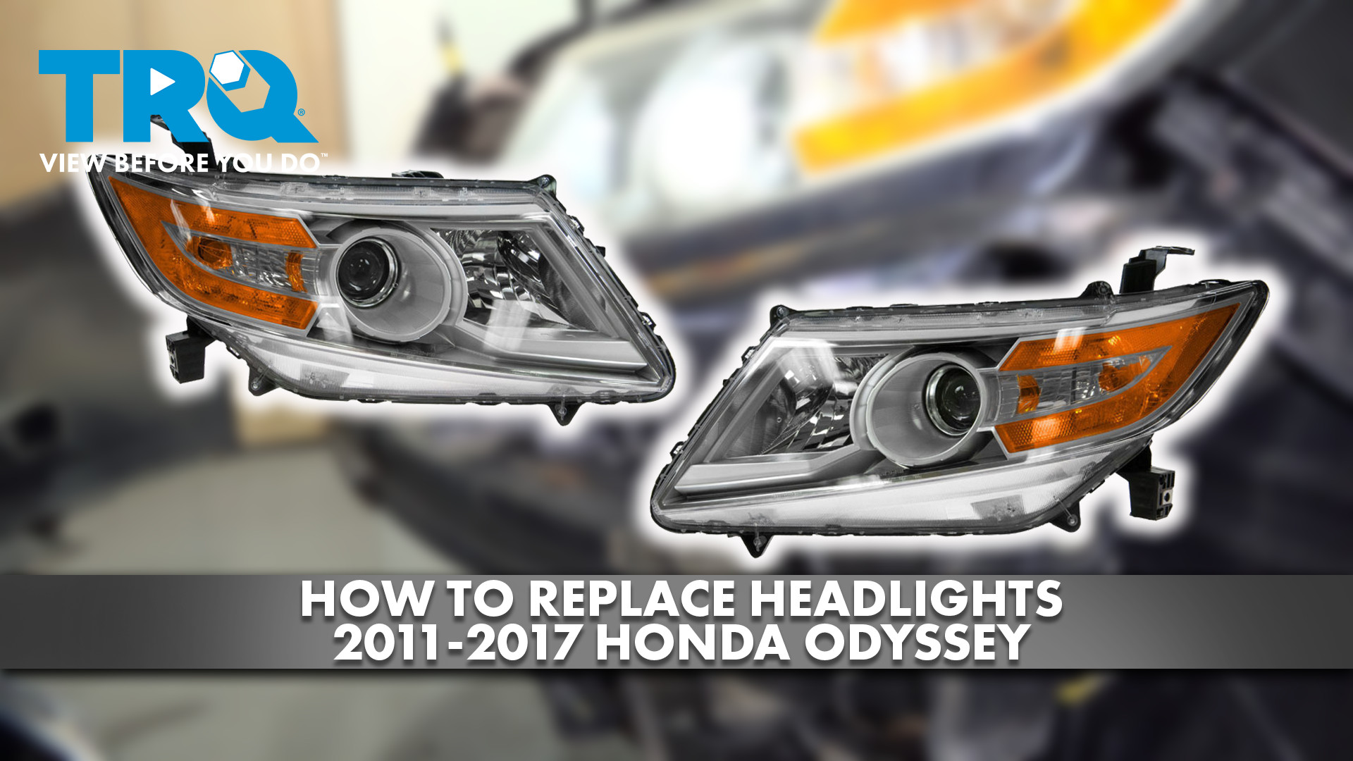 How To Replace Headlights 2011 2017 Honda Odyssey 1a Auto