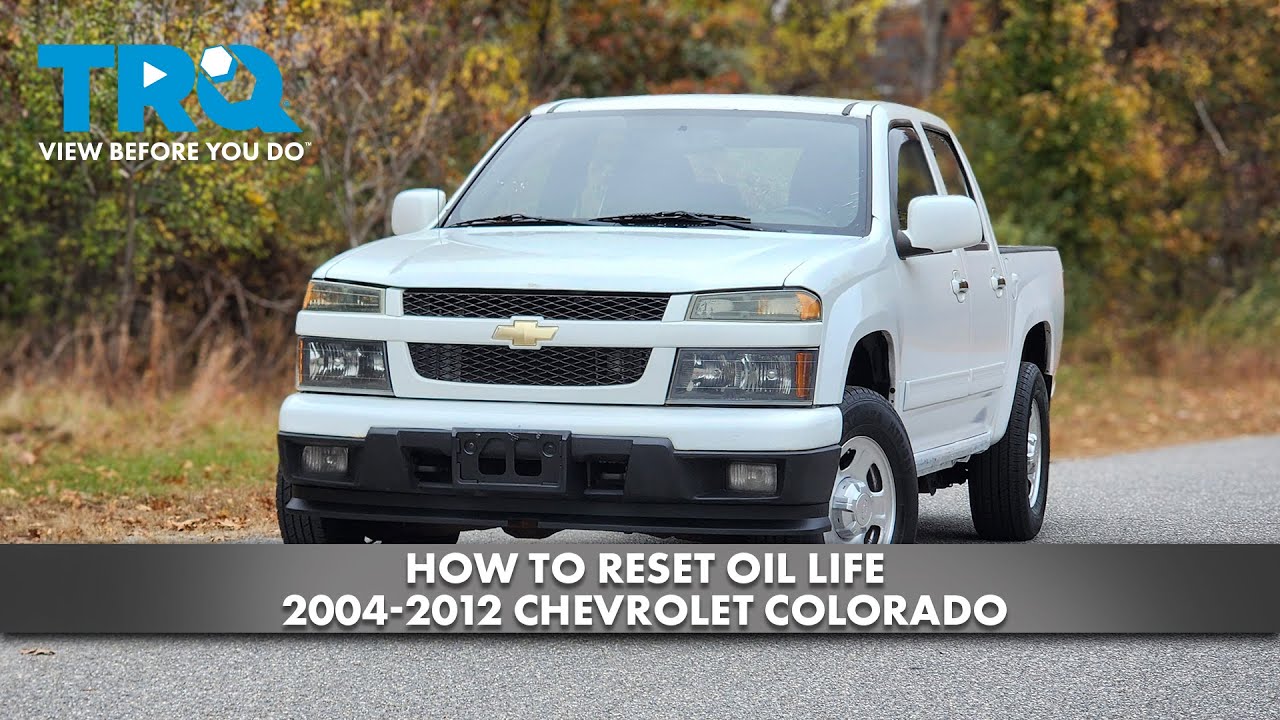 How to Reset Oil Life 2004-2012 Chevrolet Colorado | 1A Auto