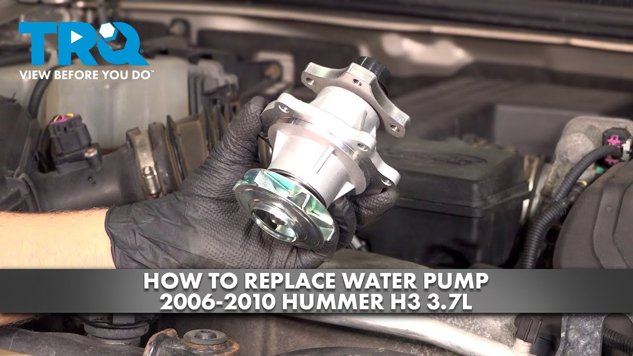How to Replace Water Pump 2006-2010 Hummer H3 37L | 1A Auto