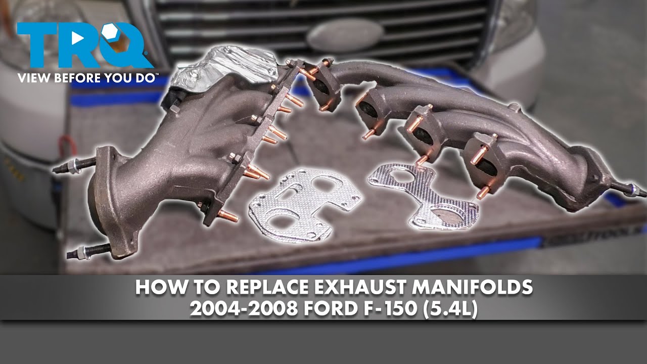 How to Replace Exhaust Manifolds 2004-2009 Ford F-150 54L 3 Valve | 1A Auto