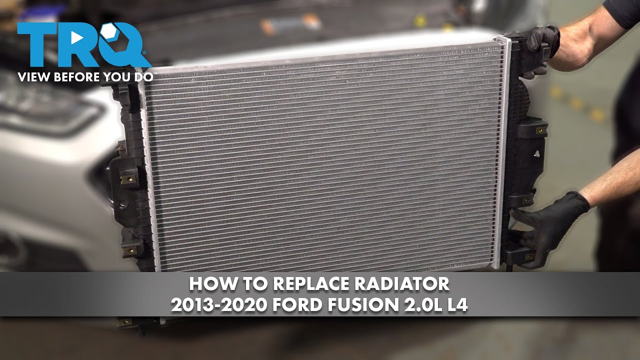 How to Replace Radiator 2013-2020 Ford Fusion 20L L4 | 1A Auto