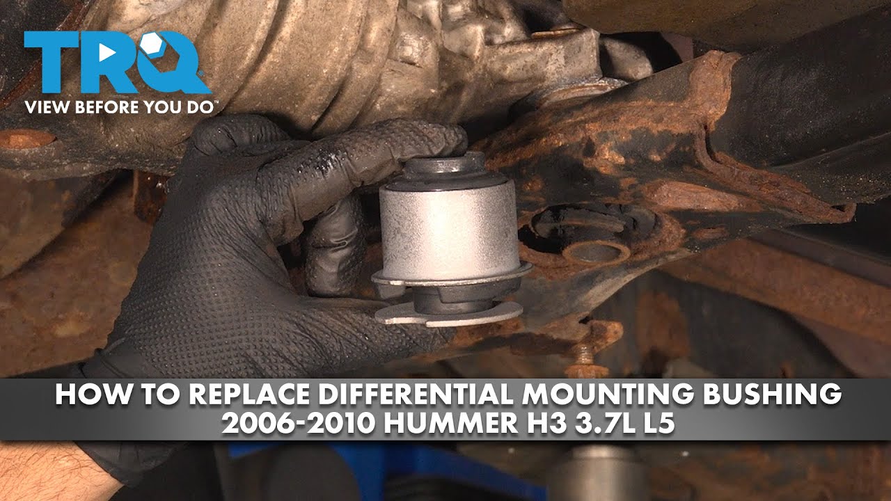 How to Replace Differential Mounting Bushing 2006-2010 Hummer H3 37 L5 ...