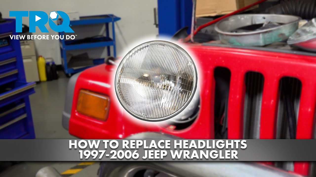 How To Replace Headlights 1997 2006 Jeep Wrangler 1a Auto