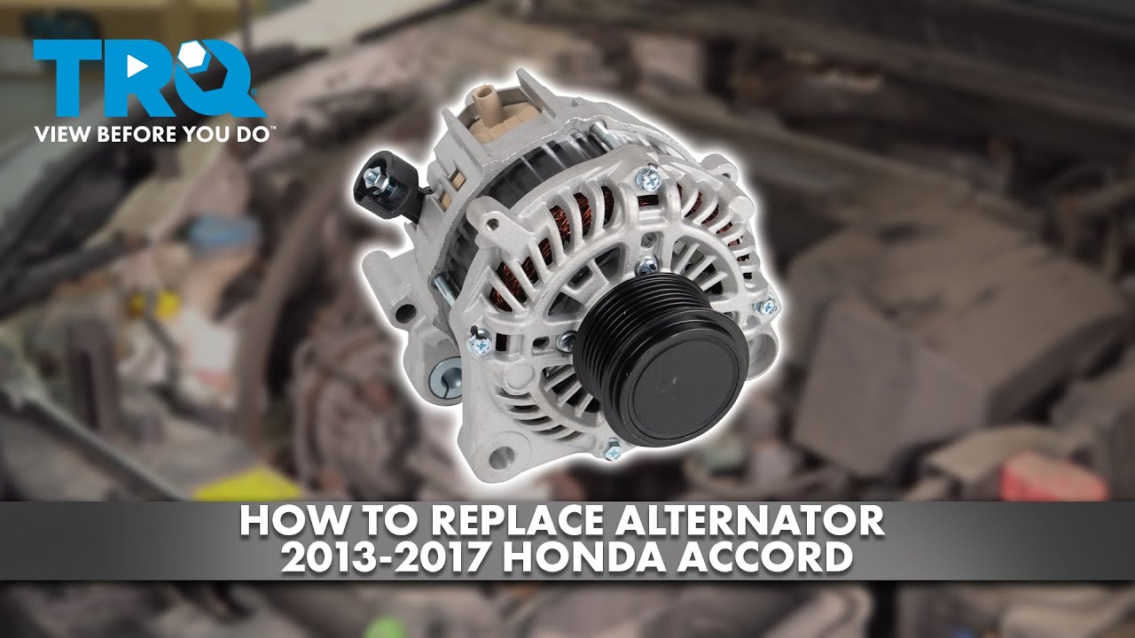 How to Replace Alternator 2013-2017 Honda Accord | 1A Auto