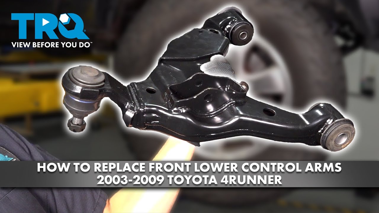 How to Replace Front Lower Control Arms 2003-2009 Toyota 4Runner | 1A Auto
