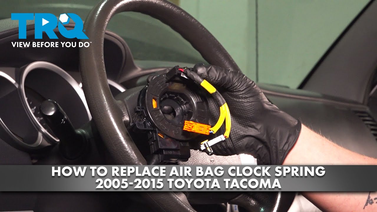 How to Replace Air Bag Clock Spring 2005-2015 Toyota Tacoma | 1A Auto