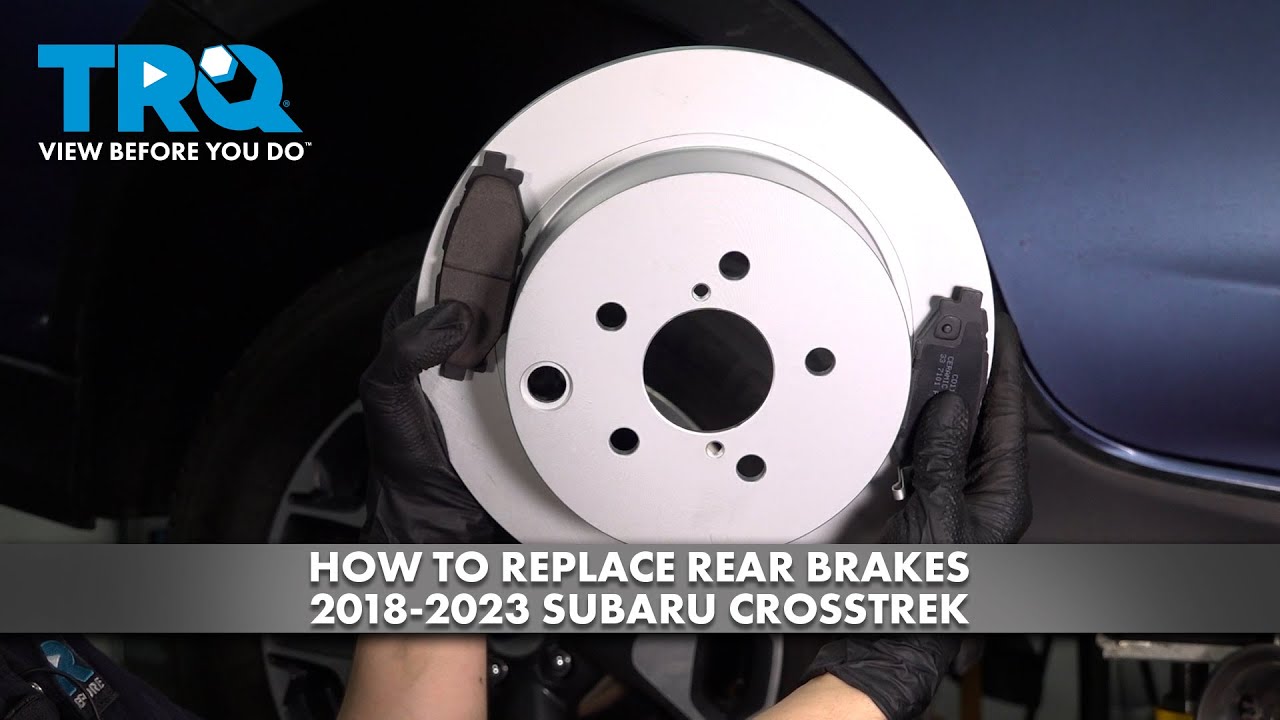 How to Replace Rear Brakes 2018-2023 Subaru Crosstrek | 1A Auto