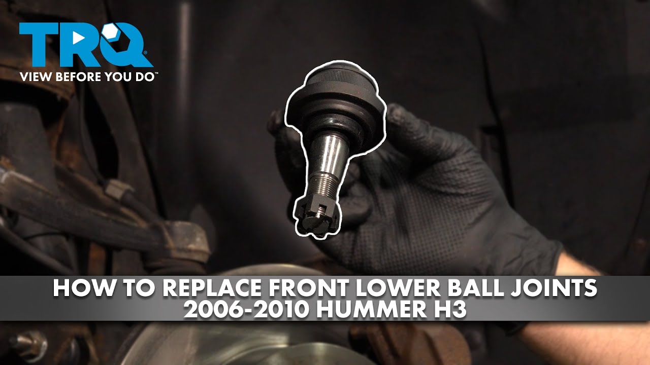 How to Replace Front Lower Ball Joints 2006-2010 Hummer H3 | 1A Auto