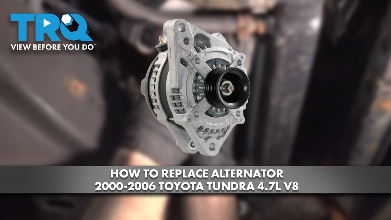 How to Replace Alternator 2000-2006 Toyota Tundra 47L V8 | 1A Auto
