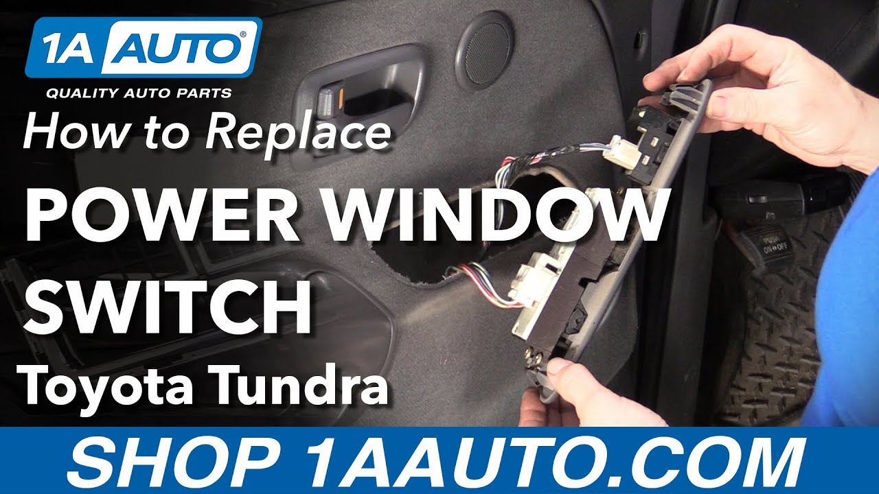 How to Replace Power Window Switch 2000-06 Toyota Tundra | 1A Auto