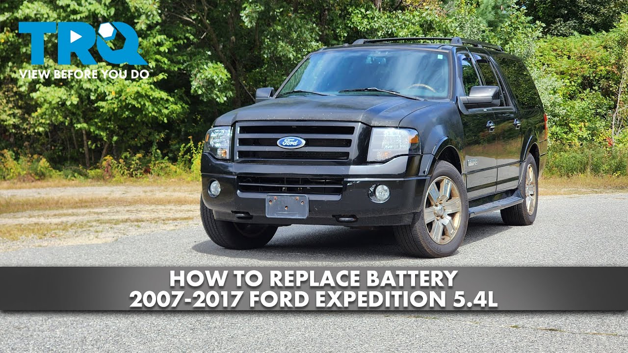 How to Replace Battery 2007-2017 Ford Expedition 54L | 1A Auto