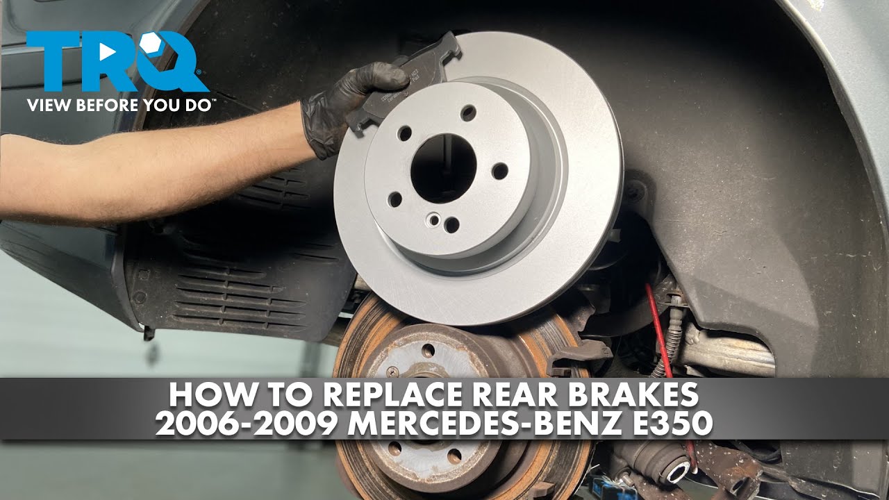 How to Replace Rear Brakes 2006-2009 Mercedes-Benz E350 | 1A Auto
