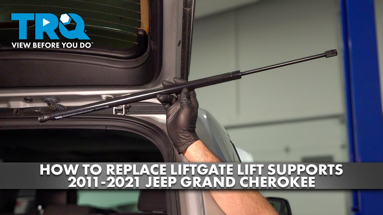 How to Replace Liftgate Lift Supports 2011-2021 Jeep Grand Cherokee ...